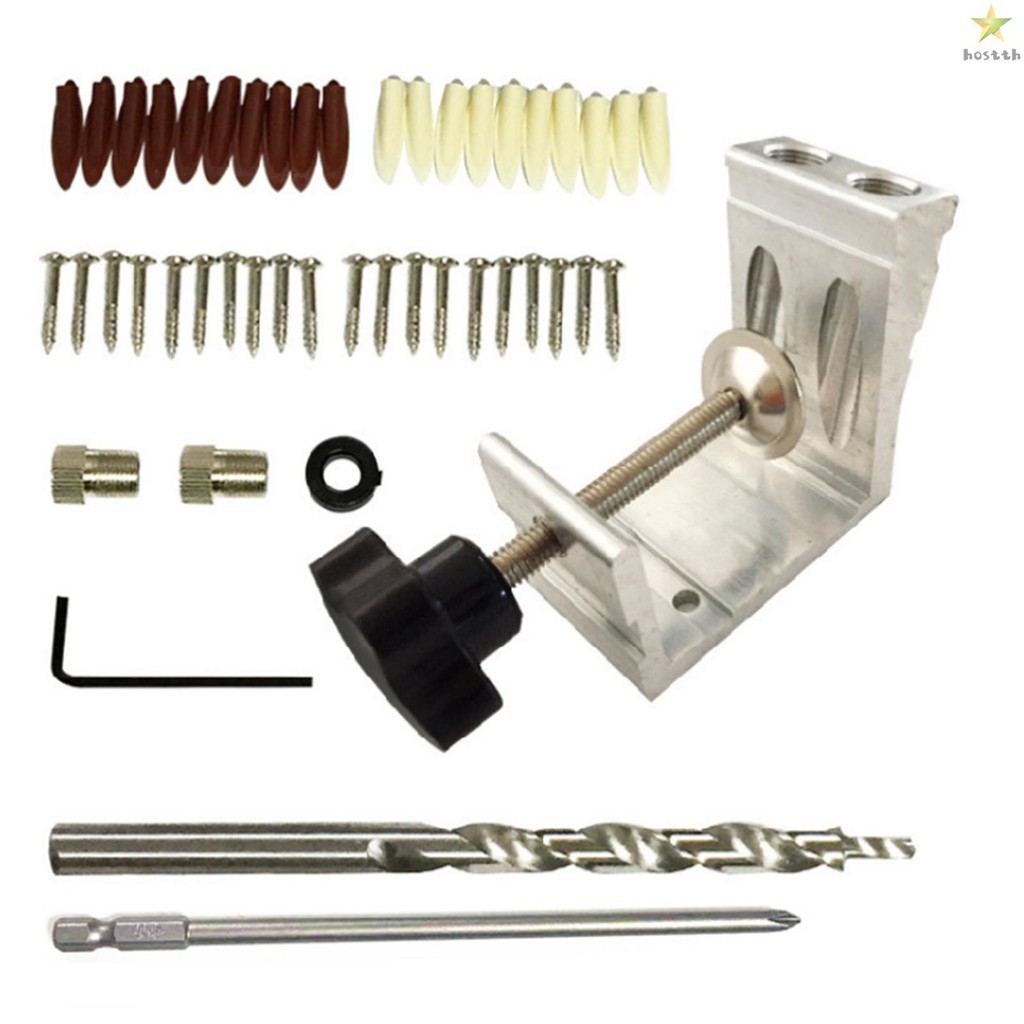 [HT] 47 ชิ้น Positioner Pocket Jig Kit Heavy Duty อลูมิเนียม Pocket ...