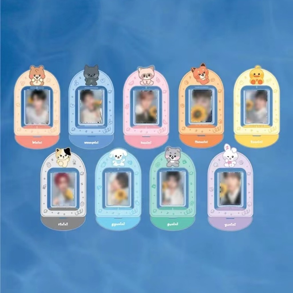 Kpop Idol ZEROBASEONE ZB1 Zeroni ขาตั้งอะคริลิคหมุนได้ผู้ถือบัตรกรอบ ...