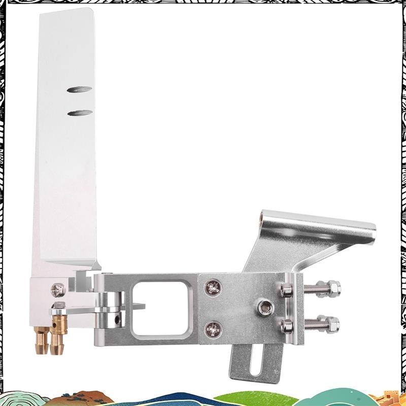 1 ชิ้นดูดซับน้ํา Rudder อลูมิเนียมดูด Rudders พร้อมหาง 4 มิลลิเมตรเพลา ...