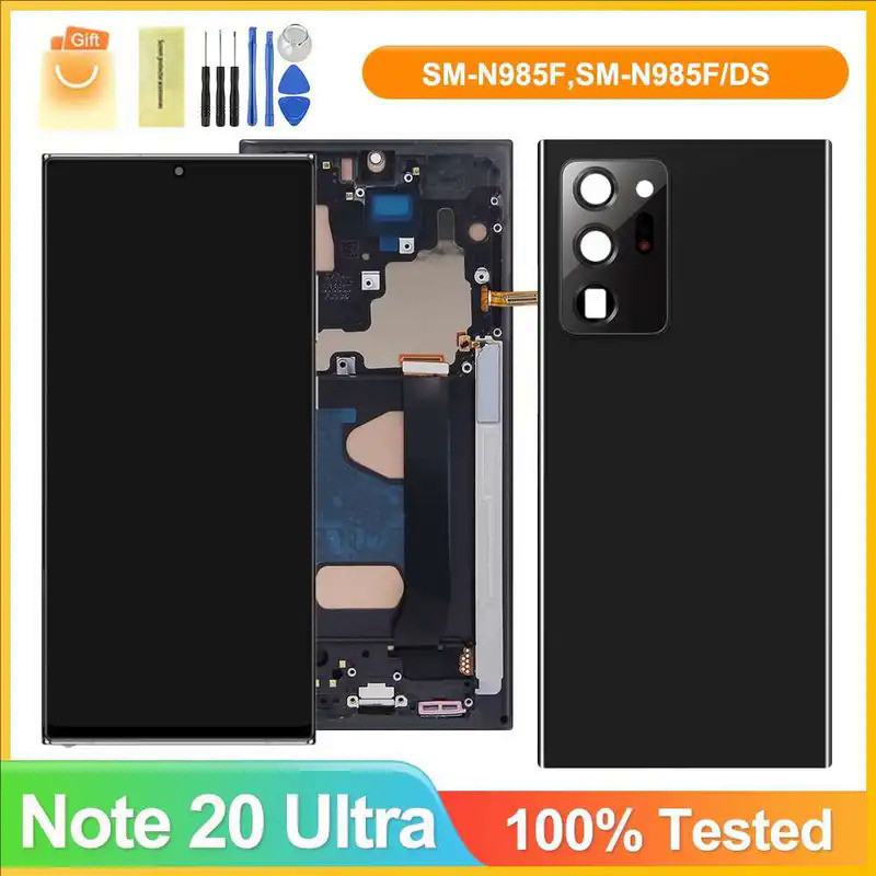 Tft สําหรับ Samsung Note20 Ultra หน้าจอ 4G LCD หน้าจอสัมผัส + กรอบ ...