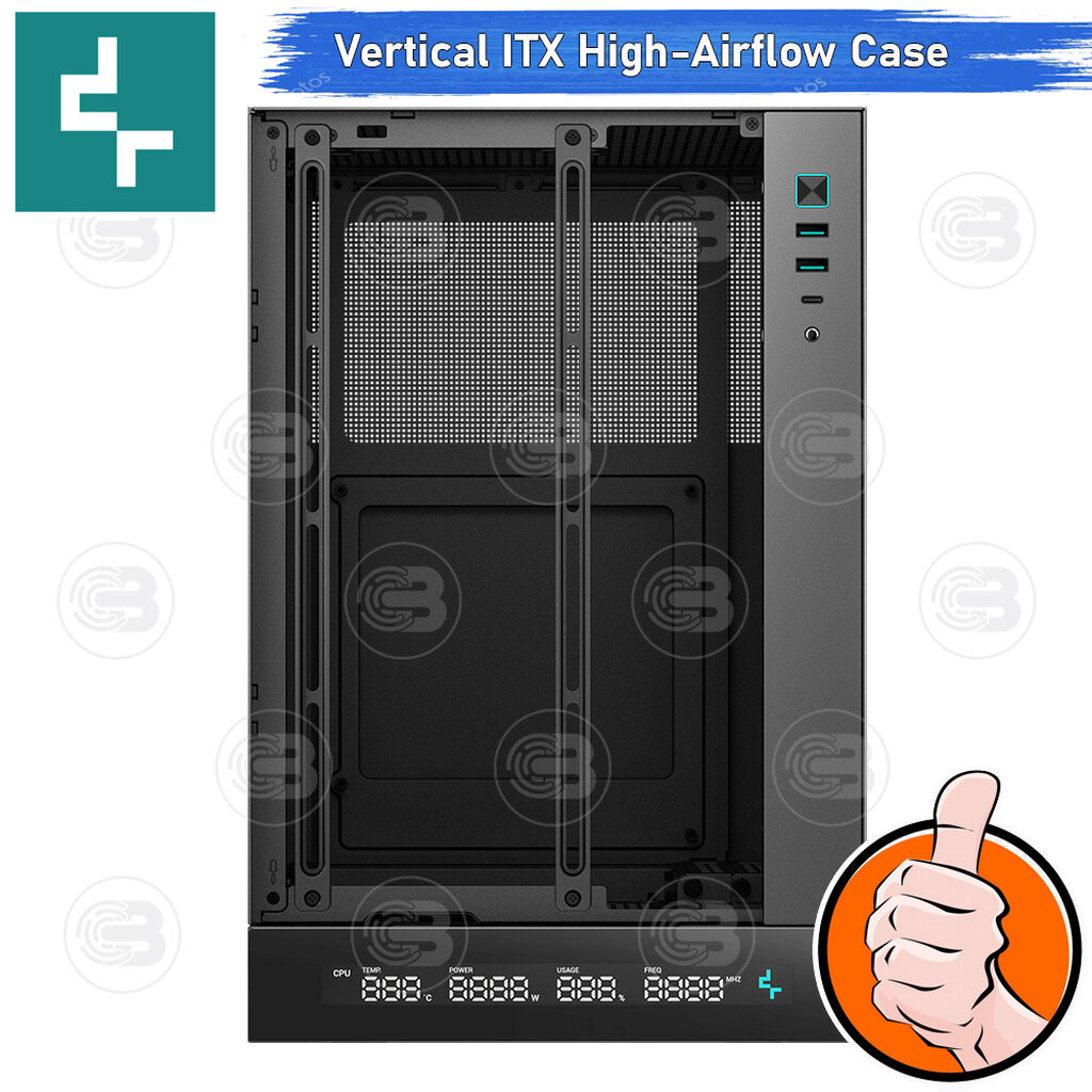 [CoolBlasterThai] DEEPCOOL CH170 Digital Vertical ITX High-Airflow PC ...