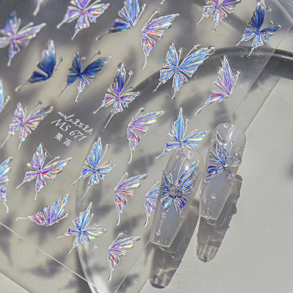 [Meow.sensei] สติ๊กเกอร์ติดเล็บ Tomoni Jelly อย่าพลาดรุ่นความร่วมมือ Xiaohongshu เครื่องเขียน ...