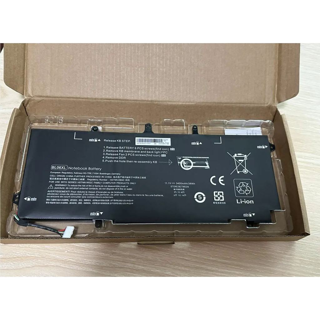 BL06XL BL06042XL BL06 Battery for For HP EliteBook Folio 1040 G0 G1 G2 ...