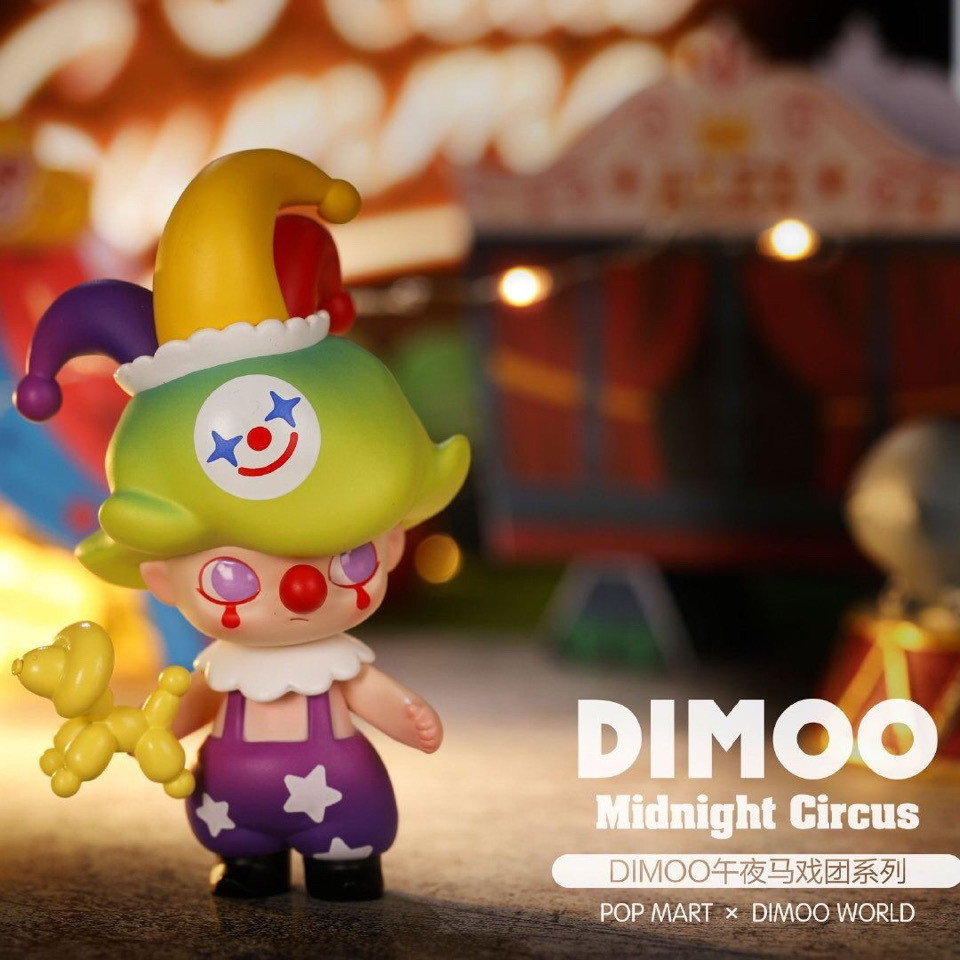 ของแท้อย่างเป็นทางการ POPMART POPMART Dimoo Midnight Circus Mystery Box ...