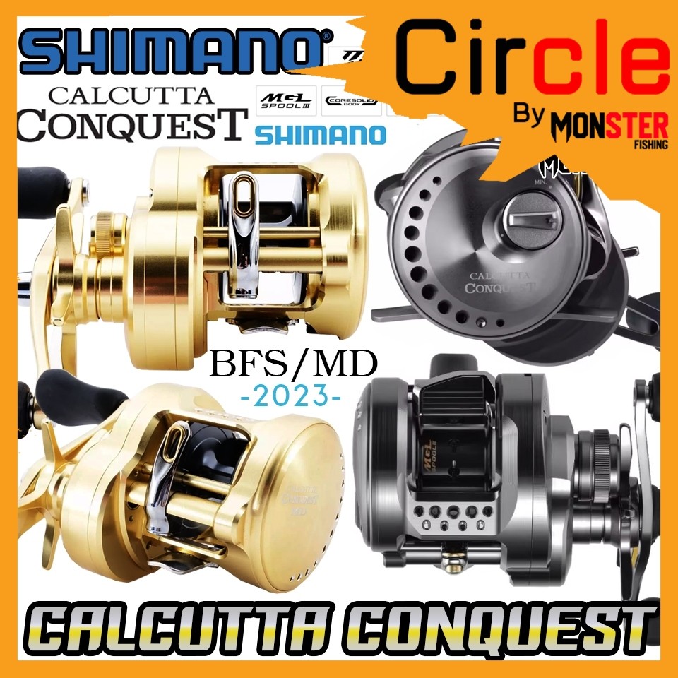 รอกเบท ชิมาโน่ SHIMANO CALCUTTA CONQUEST BFS/MD ปี 2023 | Shopee Thailand