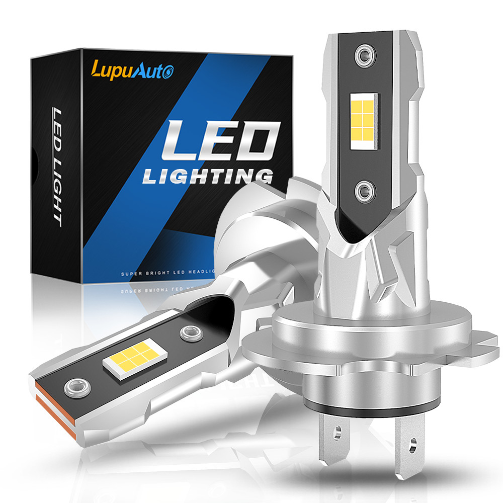Lupuauto 2X H7 ไฟหน้า Led 20000LM ชุดหลอดไฟขนาดเล็ก 120W CSP 3570 สําหรับไฟหน้ารถหมอกอัตโนมัติ ...
