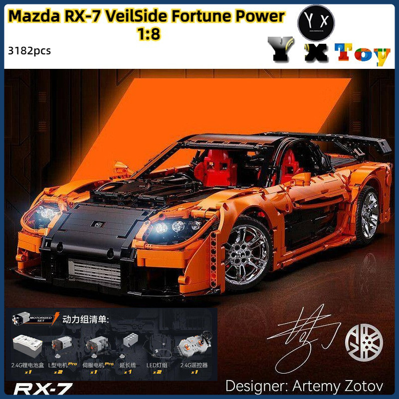 Hans Mazda RX-7 VeilSide Fortune Power รุ่น 1:8 Fast and Furious ...