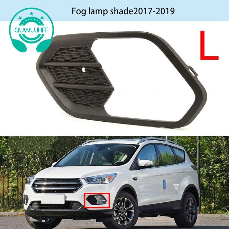 (quwujhff) รถกันชนหน้าไฟตัดหมอกกรอบกระจังหน้าสําหรับ Ford Escape Kuga ...