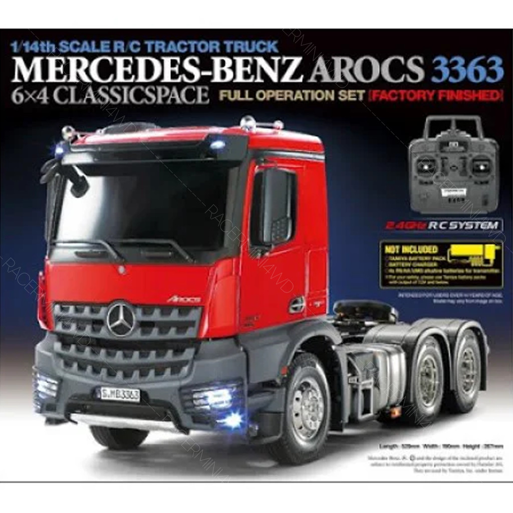 TAMIYA 23802 1/14 R/C Tractor Truck Mercedes-Benz Arocs 3363 6X4 ...