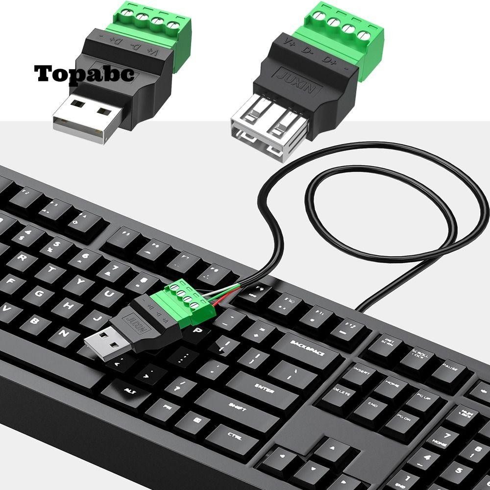 Top USB Turn Terminal, USB 2.0 4 Pin USB Connector, หลีกเลี่ยงปลั๊ก ...