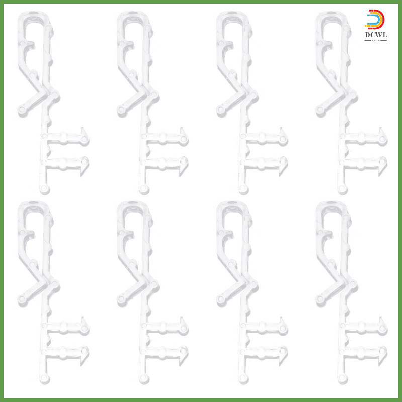 Venetian ผ้าม่านอุปกรณ์เสริม Trim คลิปแนวตั้งผ้าม่าน (8 ชิ้น) Valance ...