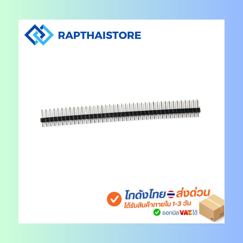 Single Row Header 2.54mm 40 Pin Male Single Row Pin Pitch Header Strip ...