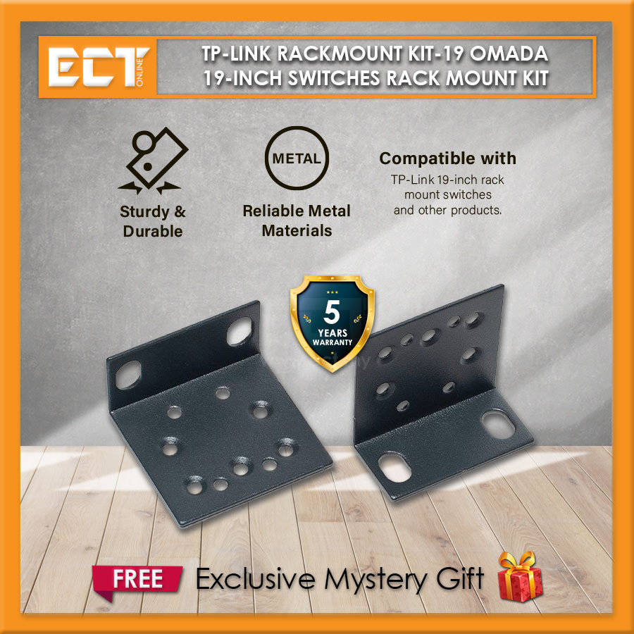 Tp-link RackMount Kit-19 Omada 19 นิ้ว Switches Rack Mount Kit พร้อม ...