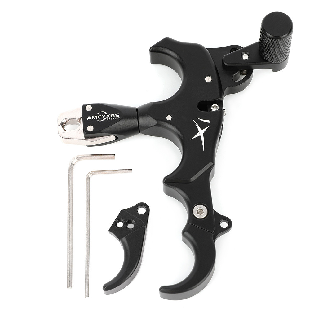 Compound Bow Release Aids Thumb Trigger 3 หรือ 4 Finger Grip Caliper ...
