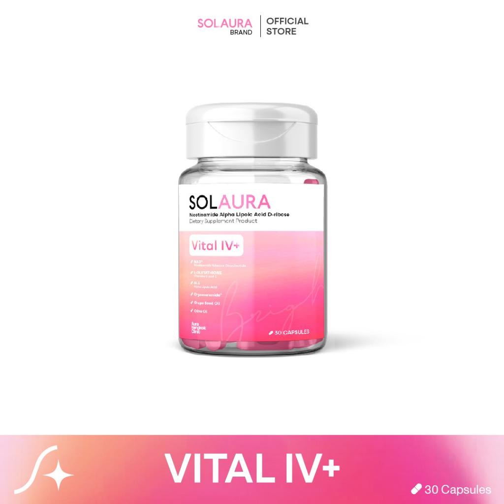 [ 1แถม1] SOLAURA(โซลอร่า) - Vital IV+ (1 กระปุก) อาหารเสริมเพื่อสุขภาพ ...