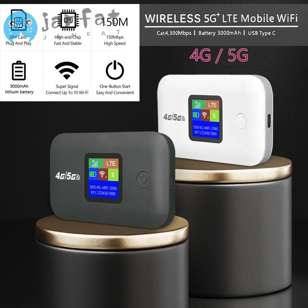 JANFAT Pocket WIFI, 4G Strong Signal Mobile WiFi Router, Universal ขนาด ...