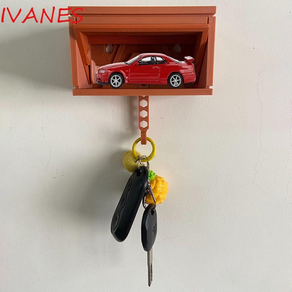 IVANES Car Garage Key Holder, Creative Multifunctional Wall Mount Key ...