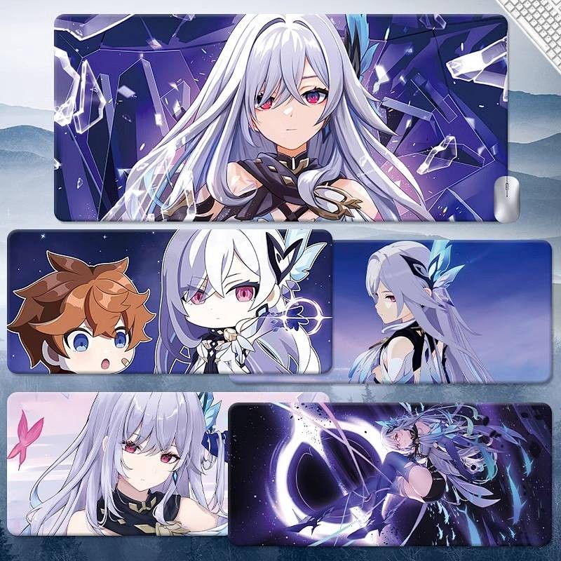 Skirk Mouse Pad Skirk Original Super Large Computer Keyboard Pad Anime ...