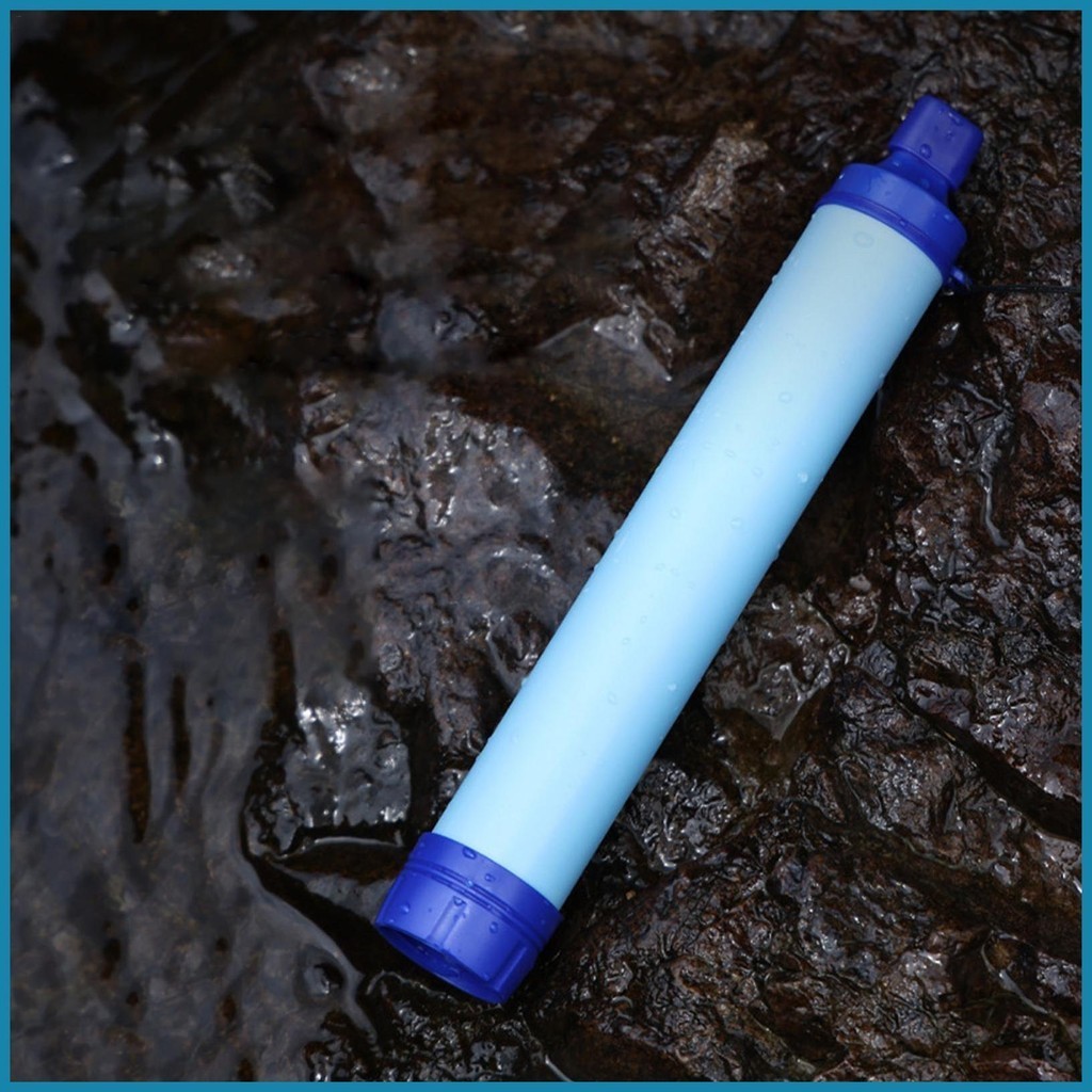 เครื่องกรองน้ํา Survival Straw Survivor Filter แบบพกพากลางแจ้งการกรอง ...