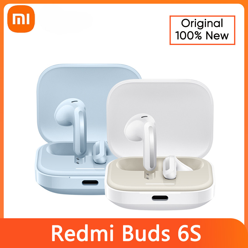 หูฟัง Xiaomi Redmi Buds 6S ดั้งเดิมอายุการใช้งานแบตเตอรี่ 33 ชั่วโมงหู ...