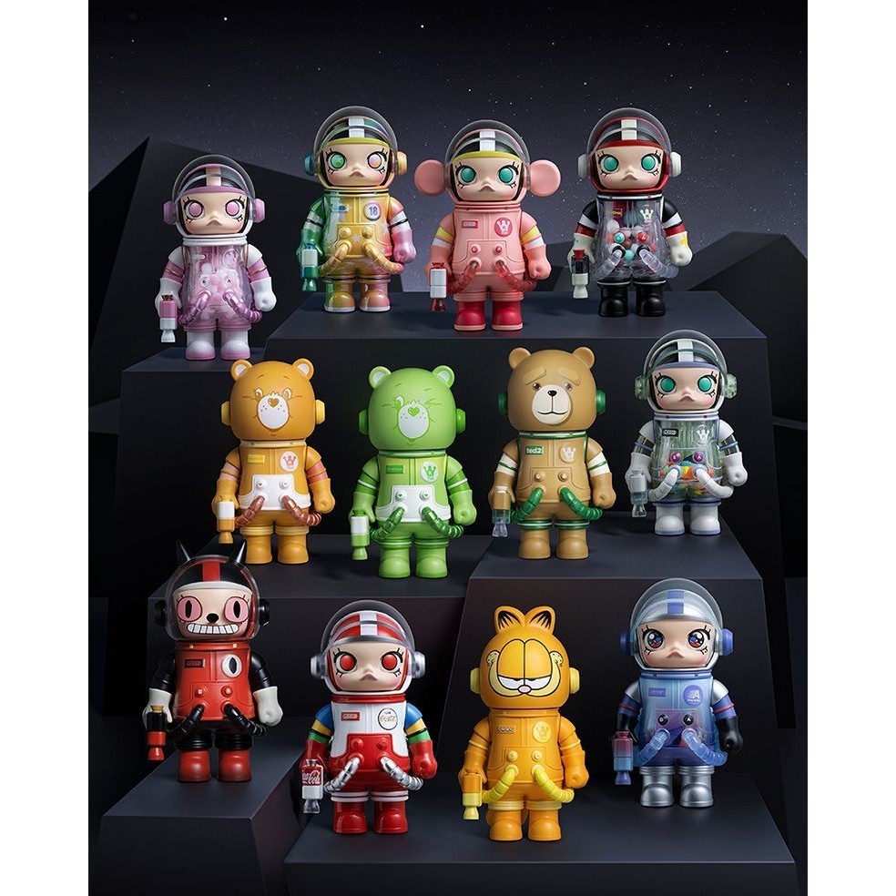ภาษาญี่ปุ่นสแควร์ของแท้ popmart MEGA SPACE MOLLY 100% Series V3 art toy ...