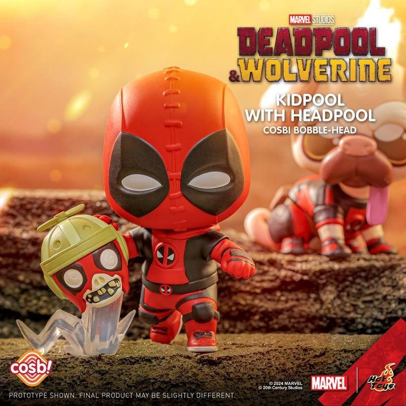 Hot Toys "Deadpool และ Wolverine" cosbi blind box มินิแอ็คชั่นฟิกเกอร์ ...