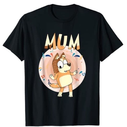 ใหม่ มีเสื ้ อยืดฤดูร ้ อน Bluey Mom Hip Hop Comics Tee 100CM-150CM ...