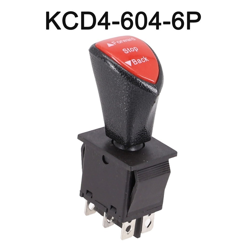 Forward-stop-back DPDT 6Pin Latching Slide Rocker Switch KCD4-604-6P ...