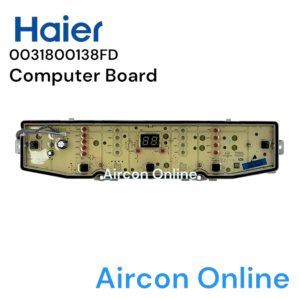 Computer Board เครื่องซักผ้า HAIER รุ่น HWM140-1826T รหัส 0031800138FD ...