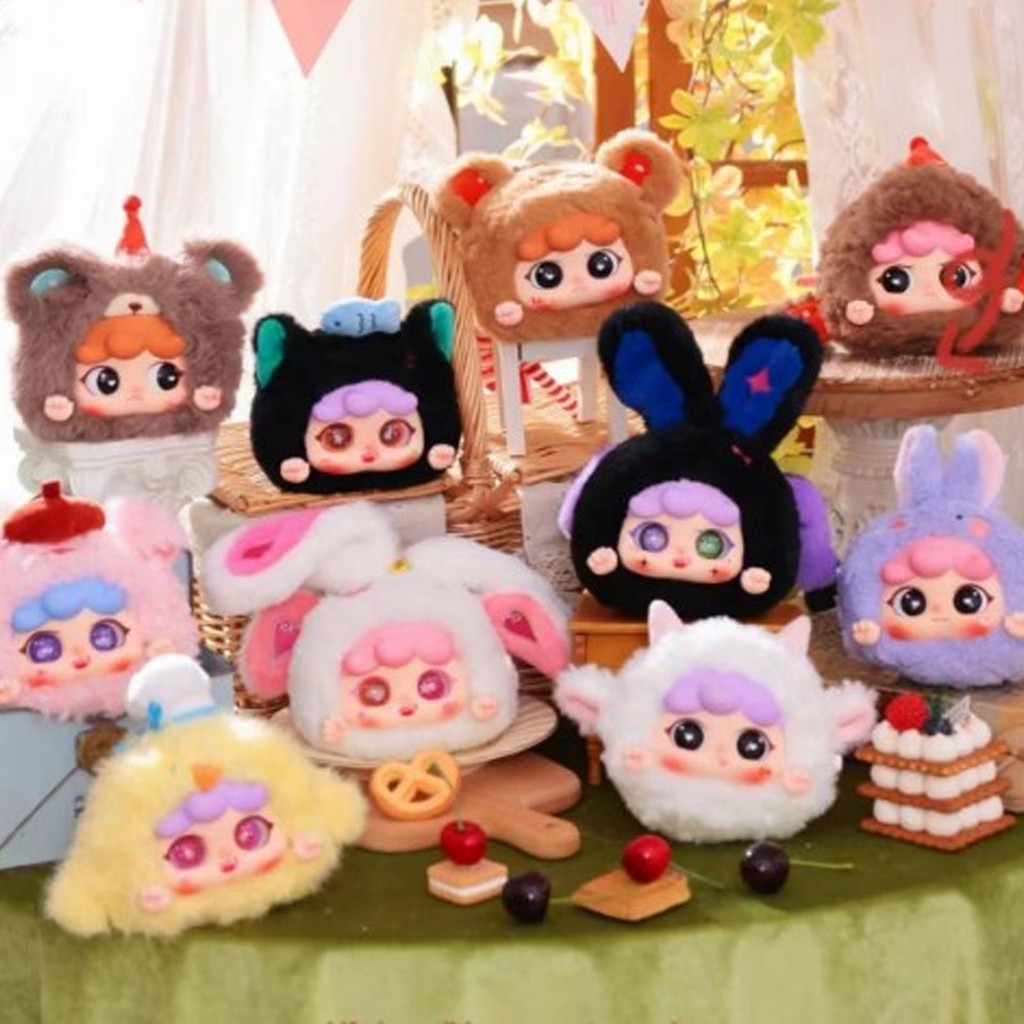 Baby Three migo Animal Party Plush Blind Box 1PCS drea1th | Shopee Thailand