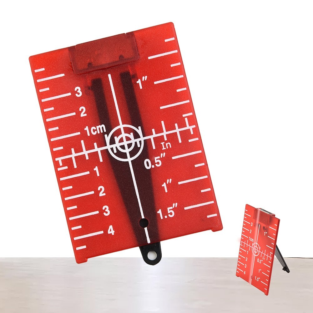 [Cra]คุณภาพสูง 11.5x7.4 ซม.พลาสติก Lase Target Card Plate สําหรับสี ...