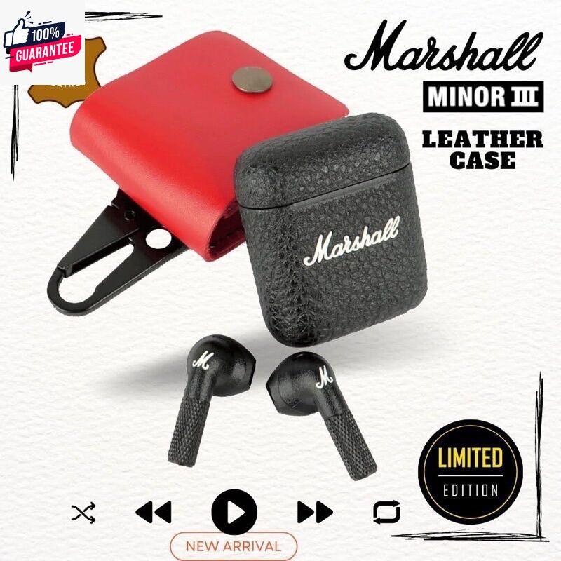 เคสหูฟังหนังแท้ Marshall Minor iii เฉพาะตัวเคสผลิตตรงรุ่น จากไทย ...