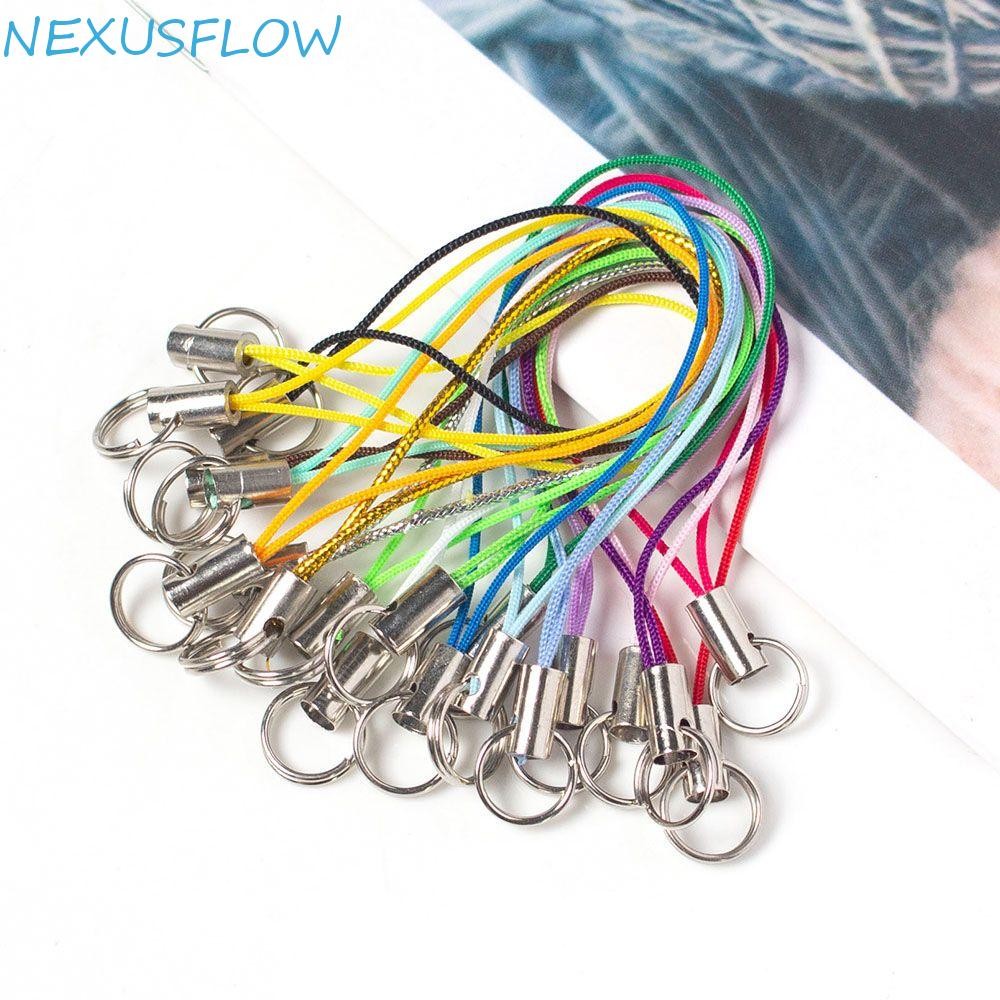 Nexusflow เครื่องประดับทําหลากสีแหวนคู่ DIY ด้ายสายไฟโทรศัพท์มือถือ Handmade วัสดุ Key แหวน ...