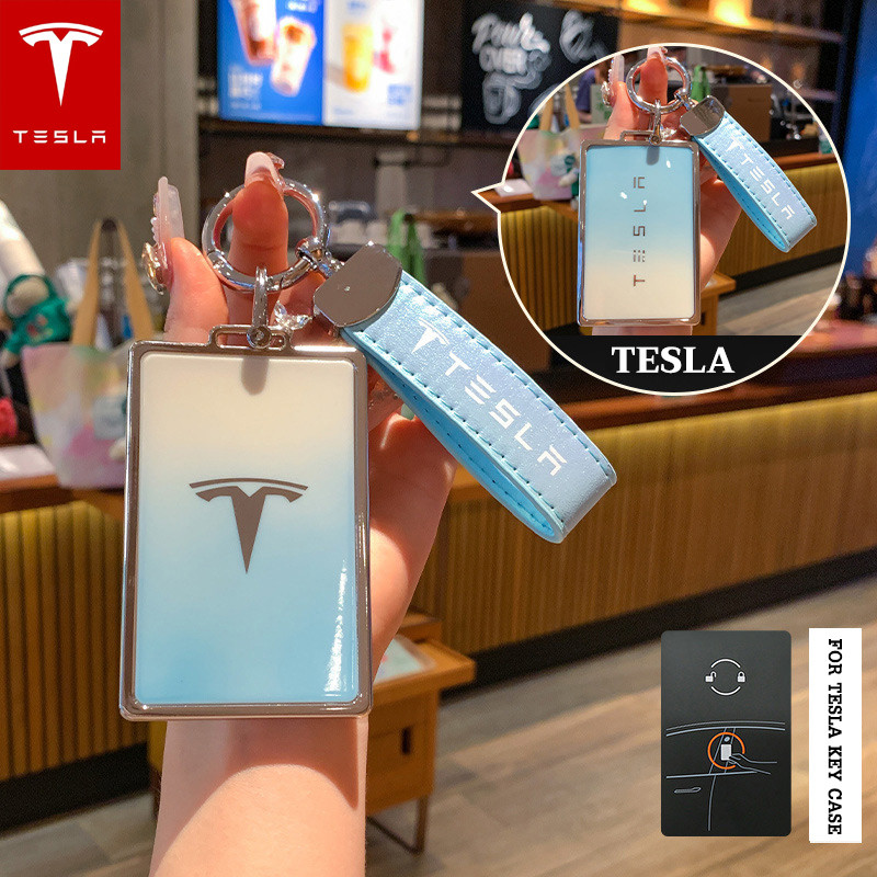 Tesla Key Cover Holder พวงกุญแจสําหรับ TESLA รุ่น 3/รุ่น Y/รุ่น X ...