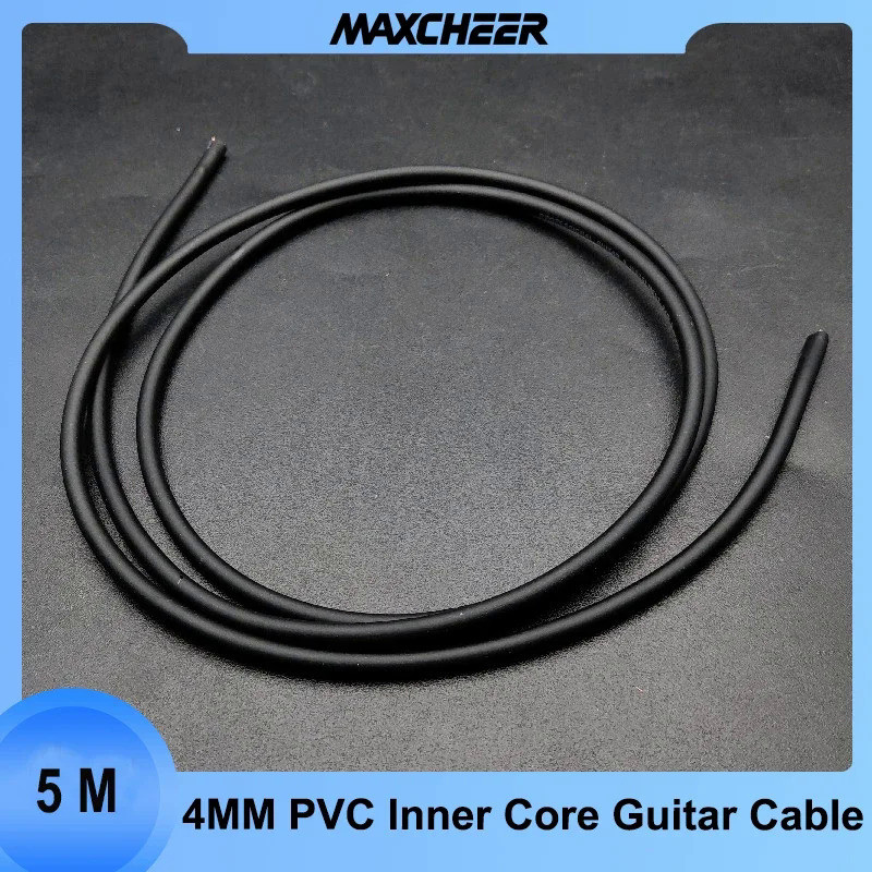 5 Meter 4MM Diameter Guitar Cable PVC Cable Dual Core Low Noise Guitar ...