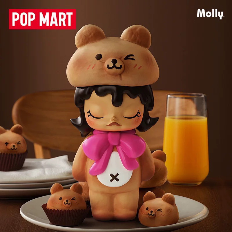 ของแท้ POPMART MOLLY carb lover People whoo love bread Series ของเล่น ...