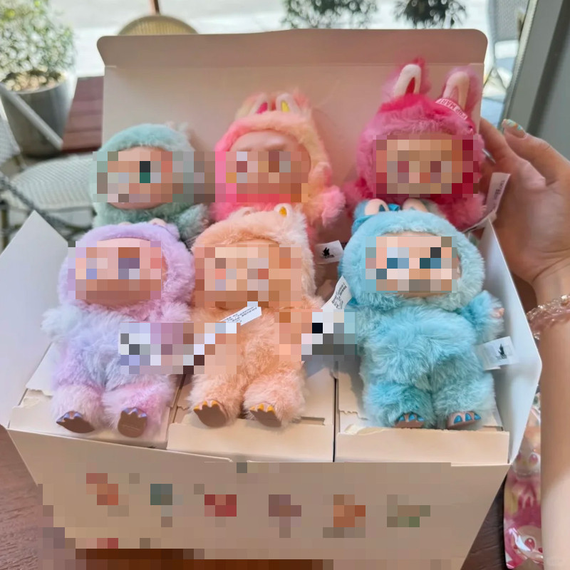 Labu V2 Sit Party Vinyl Plush Blind Box Macaron 2 Generation | Shopee ...