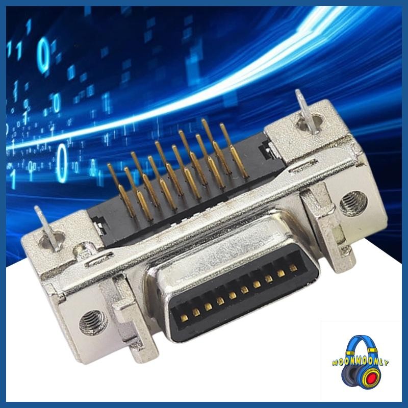 MOON Female SCSI Solder Plate Connector 5 ปลั๊กเลือก ABS ทนเปลวไฟ ...
