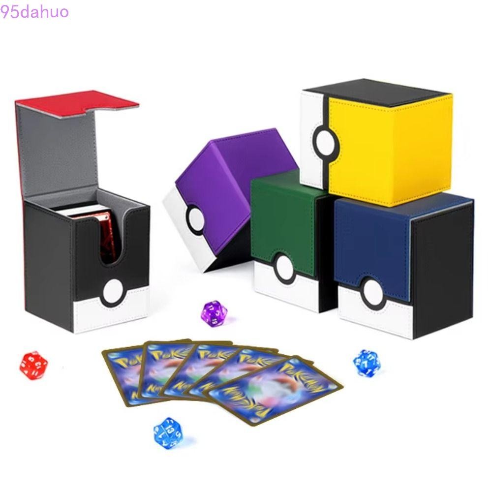 DAHUO การ์ดเกม, PU หนังแม่เหล็ก Trading Card กล่องเก็บ, อุปกรณ์สํานักงานคอลเลกชันการ์ดกรณี ...
