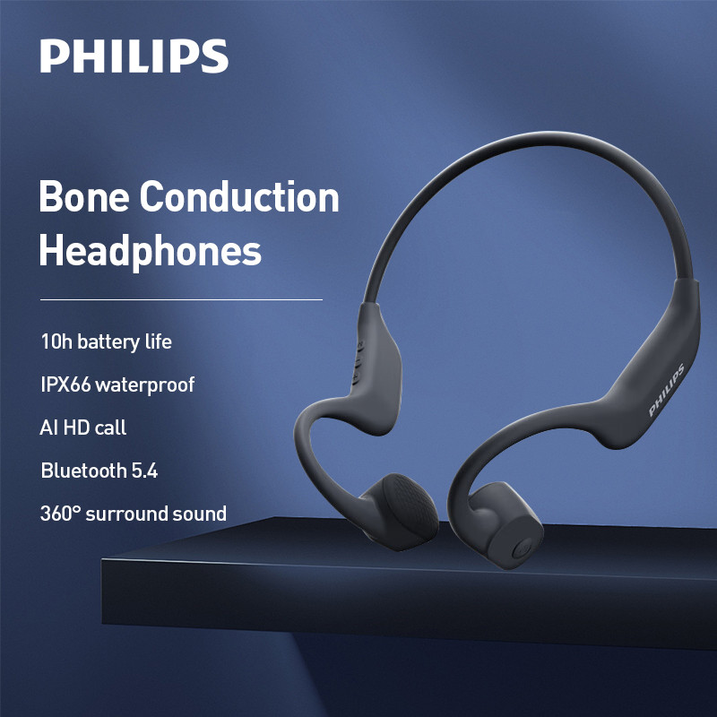 หูฟัง Philips Bone Conduction กันน้ํา IPX66 | Shopee Thailand