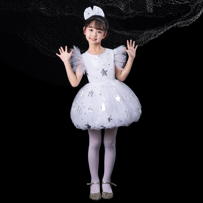 KIDSZONE ชุดกระโปรงเจ้าหญิงเด็ก แบบสวม แขนกุด รุ่น A0536 | Shopee Thailand