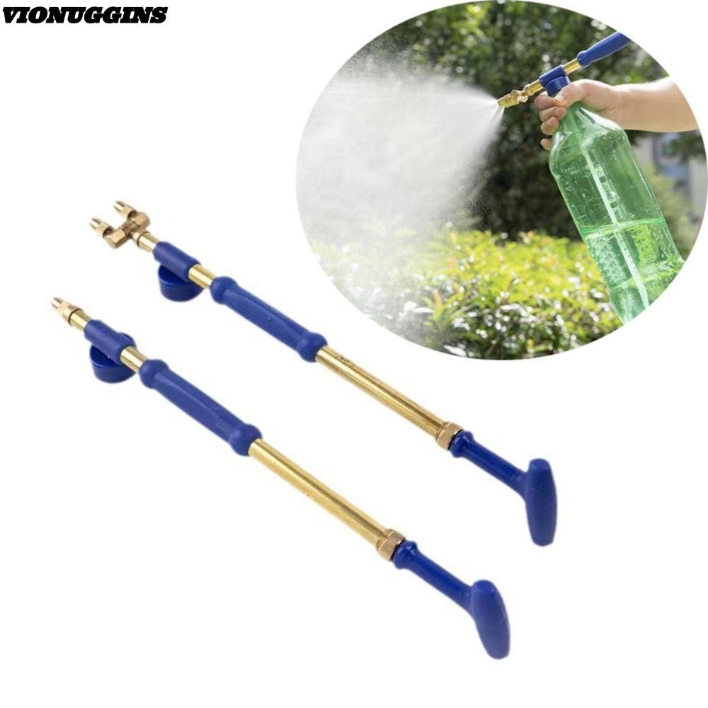 VIONUGGINS เครื่องพ่นชลประทาน,ทองเหลือง Push-pull Atomizing Misting หัวฉีด,แบบพกพา Universal ...
