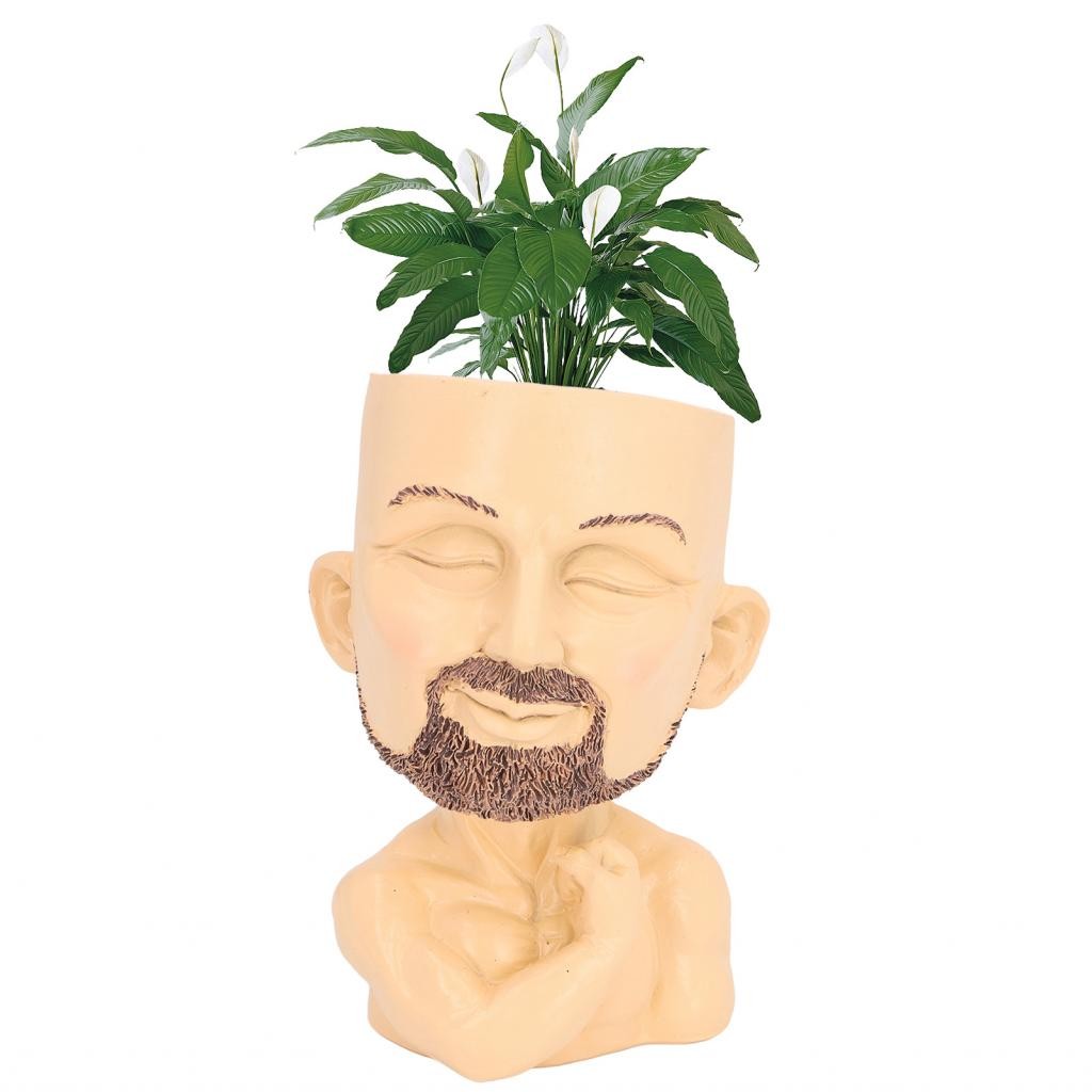 Muscular Man Planter Pot Face Resin สำหรับห้องนั่งเล่น | Shopee Thailand
