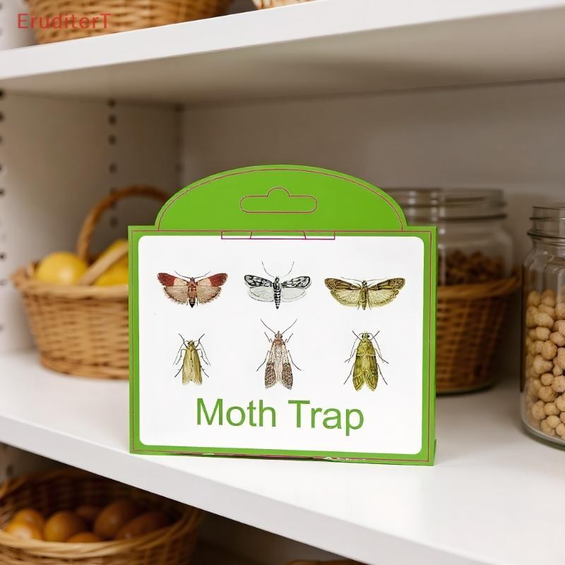 [EruditerT] 2/5/10PCS Moths Traps Pantry เสื้อผ้าอาหารห้องครัวบ้านสวน ...