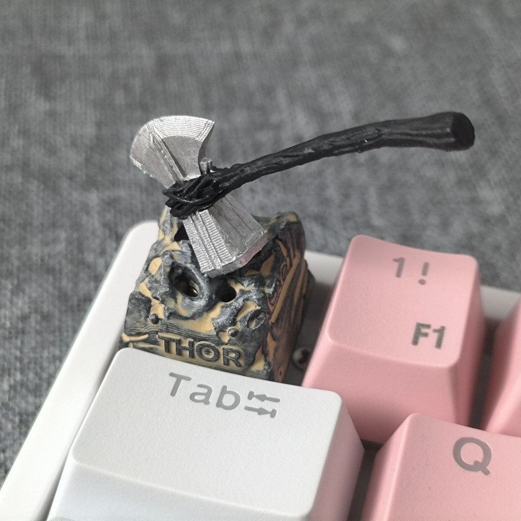 Thor Mechanical Keyboard Unique Keycap Magnetic Light-Absorbing Storm ...