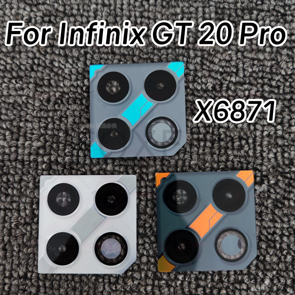 เปลี่ยนเลนส์กล้องด้านหลังสําหรับ Infinix GT 20 Pro GT20 Pro X6871 ฝา ...