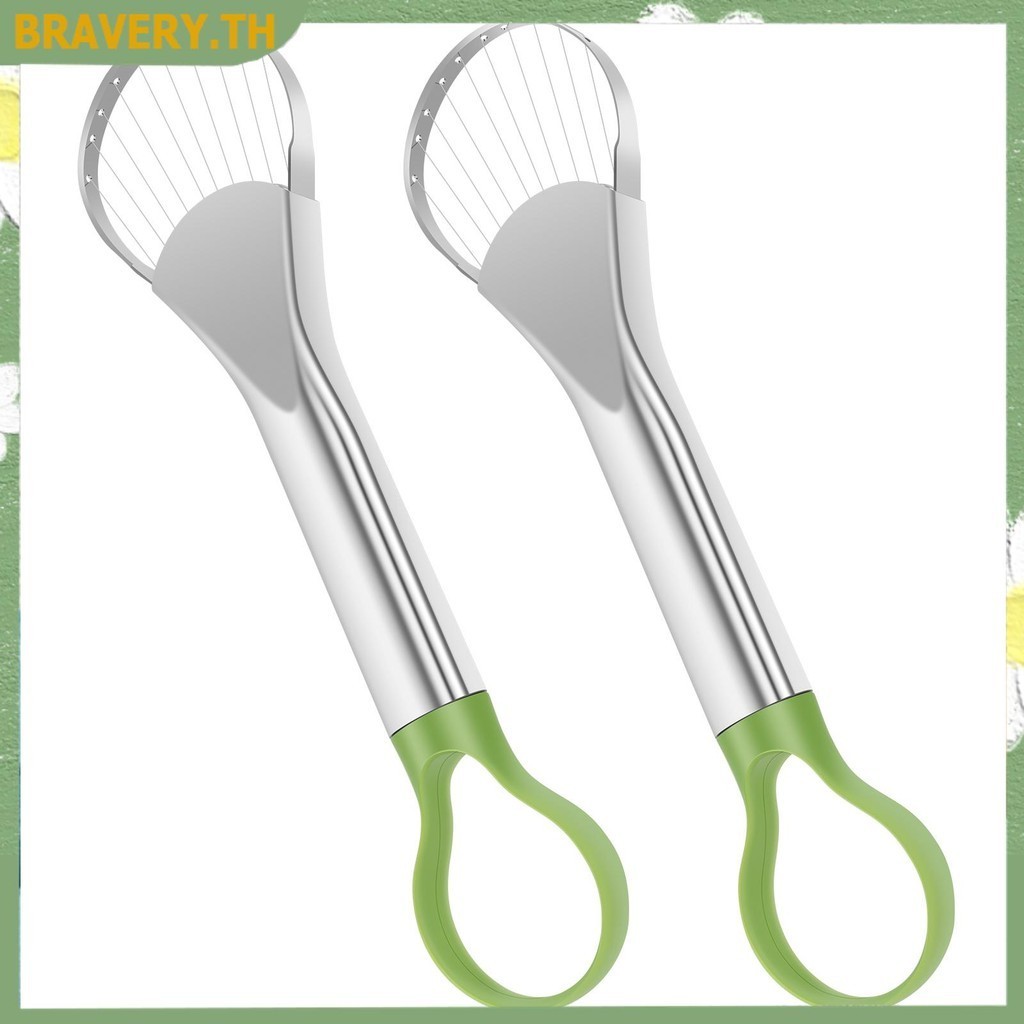 2 ชิ้น Avocado Pit Remover Incisive สแตนเลส Avocado เครื่องตัดเครื่องมื ...