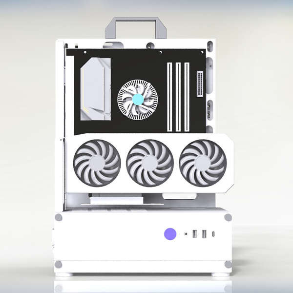 คอม คอมตั้งโต๊ะ Open Frame Chassis MATX คอมพิวเตอร์แชสซีแร็คระบายความ ...