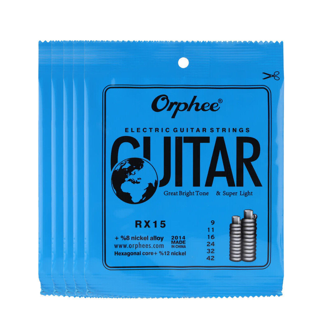 Orphee RX15 สายกีตาร์ไฟฟ้า Universal 6 สาย Super Light | Shopee Thailand