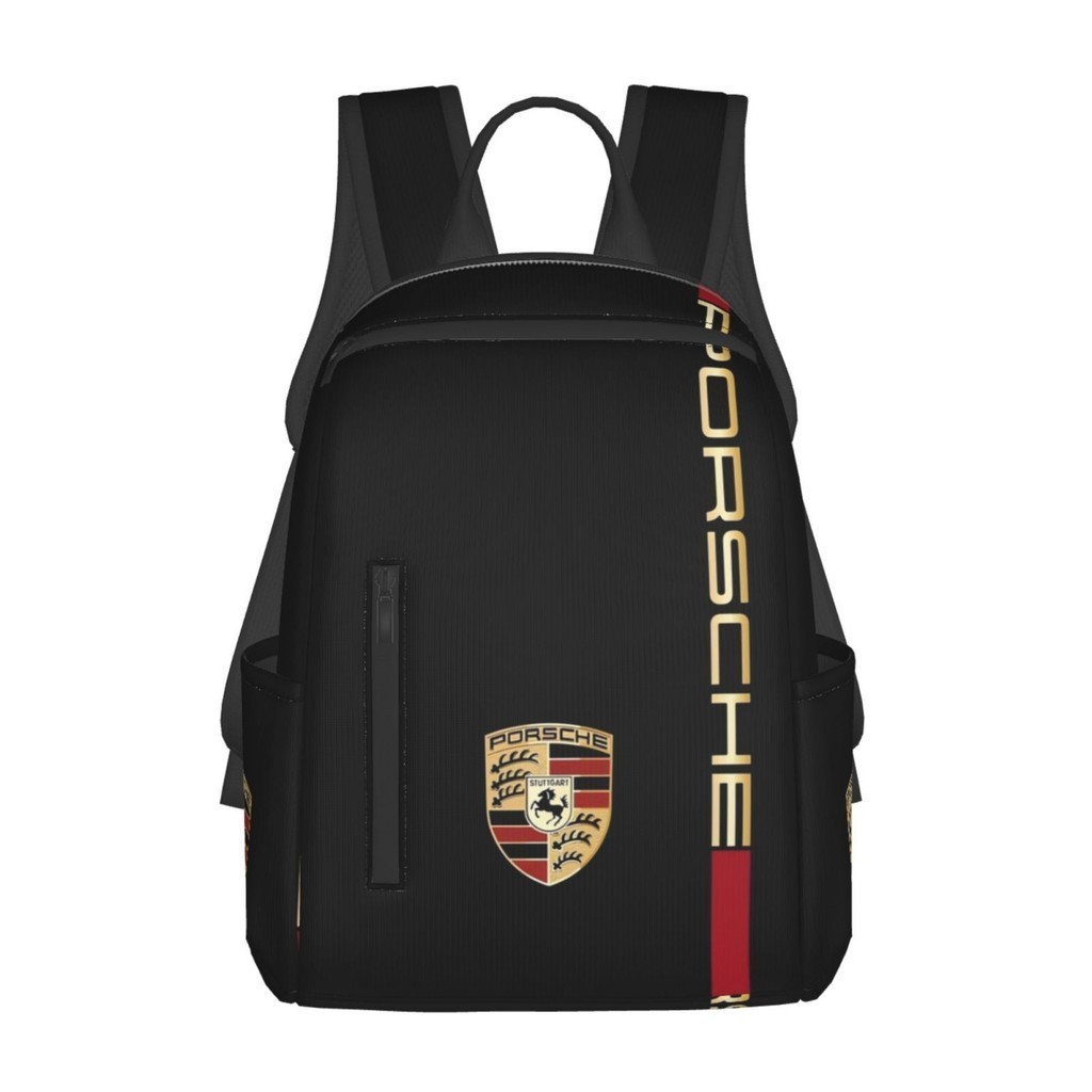 Porsche Canvas Backpack ความจุขนาดใหญ่ Casuals Travel Backpack กระเป๋า ...